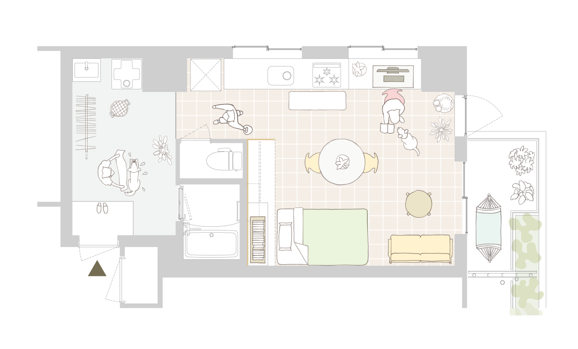 レジデンスゾーン | kinone - 東久留米駅前複合ビルプロジェクト